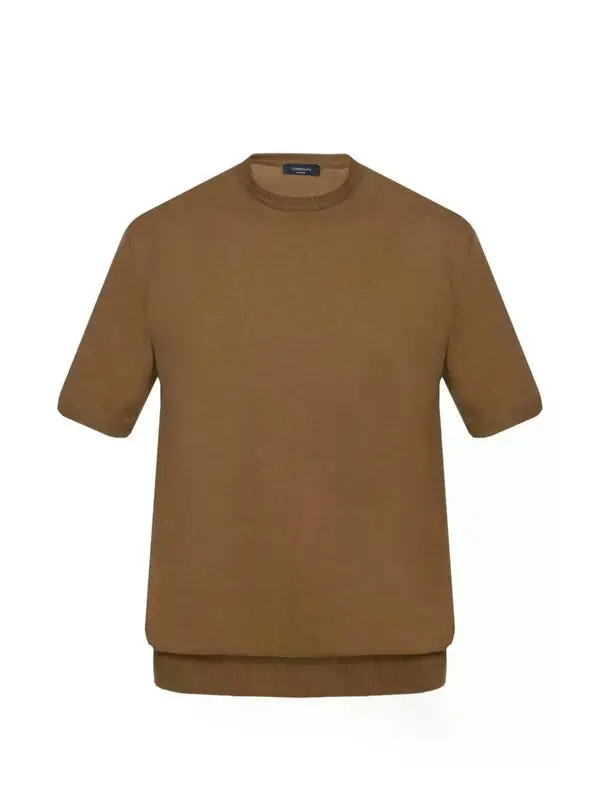 TOMBOLINI Short-sleeved T-shirt - Brown