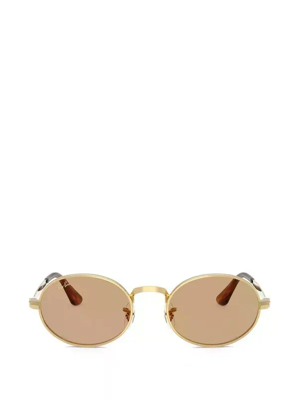 Ray-ban X A$ap Rocky Round-frame Sunglasses - Gold