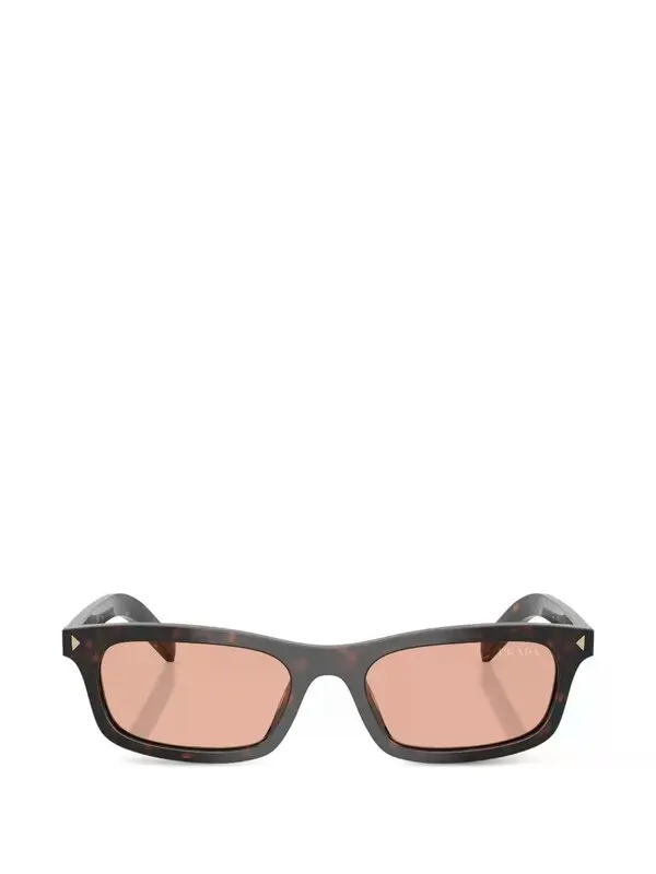 Prada Square-frame Sunglasses - Brown
