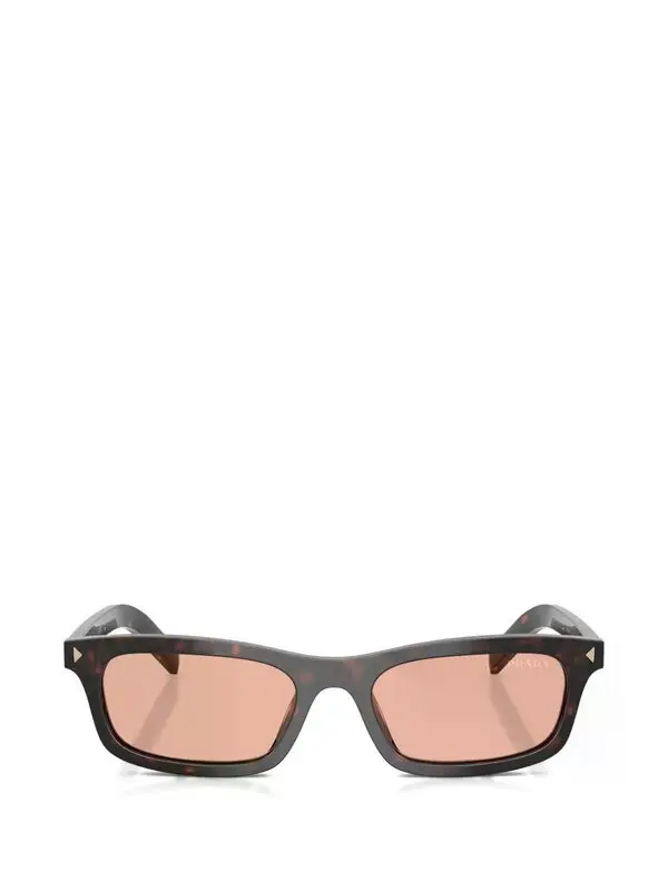 Prada Square-frame Sunglasses - Brown