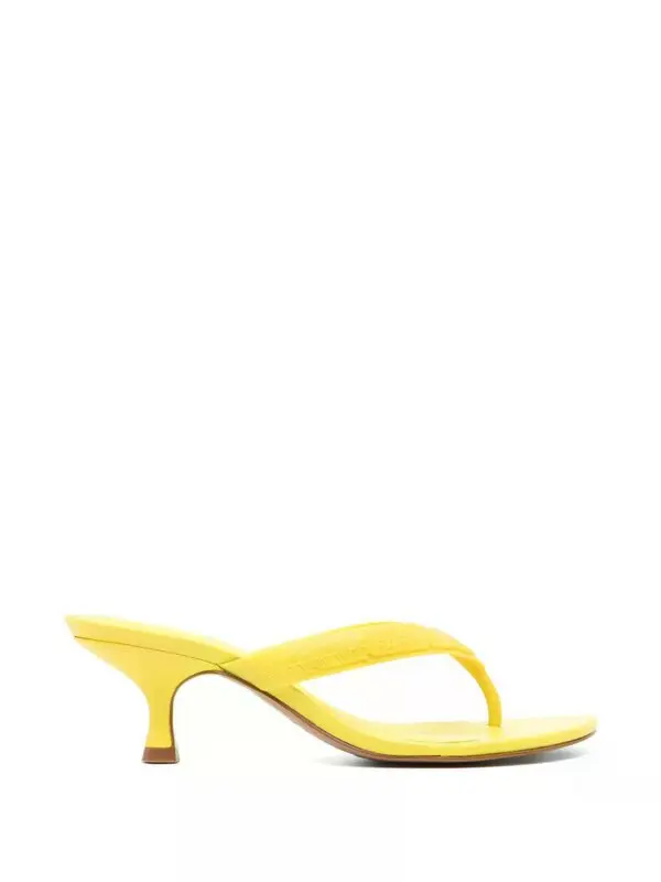 Farm Rio Rob Heeled Sandals - Yellow