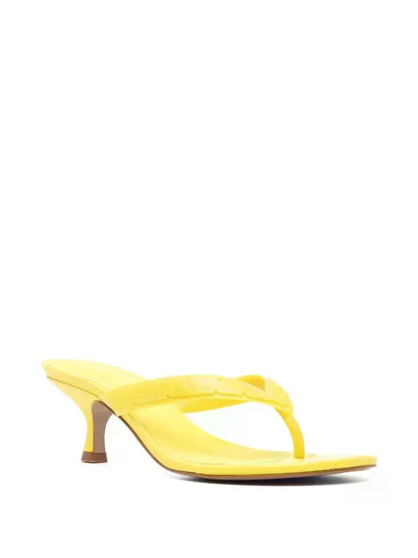 Farm Rio Rob Heeled Sandals - Yellow