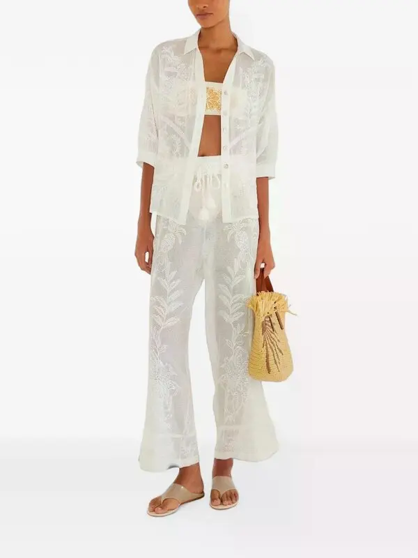 Farm Rio Off- Nina Wide Leg Trousers