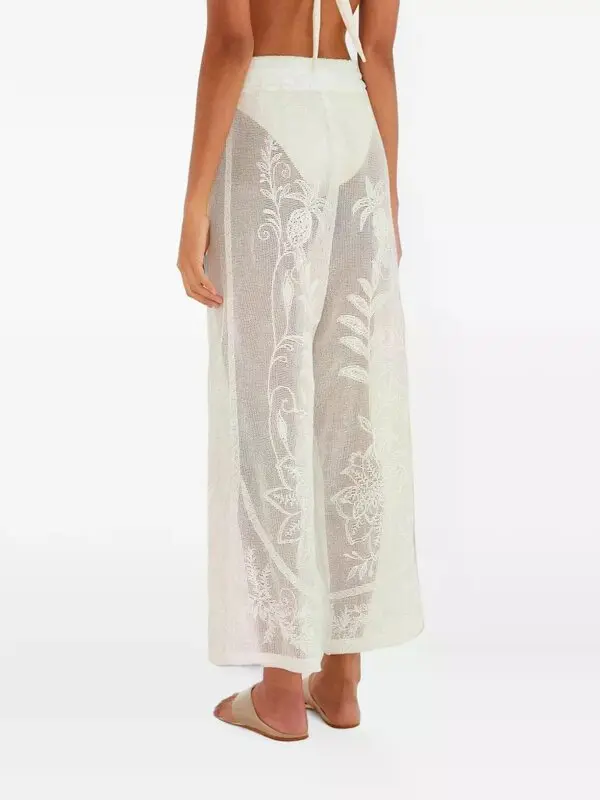 Farm Rio Off- Nina Wide Leg Trousers