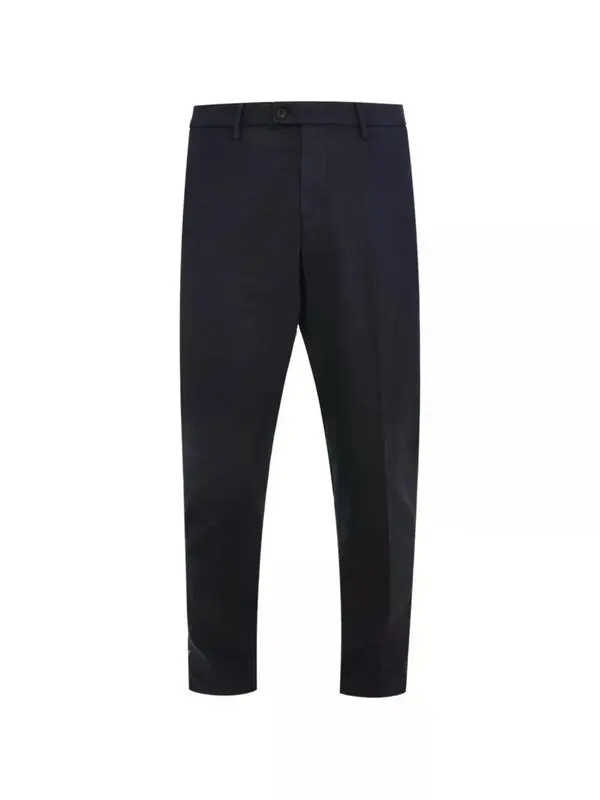 Corneliani Dyed And Washed Trousers - Blue
