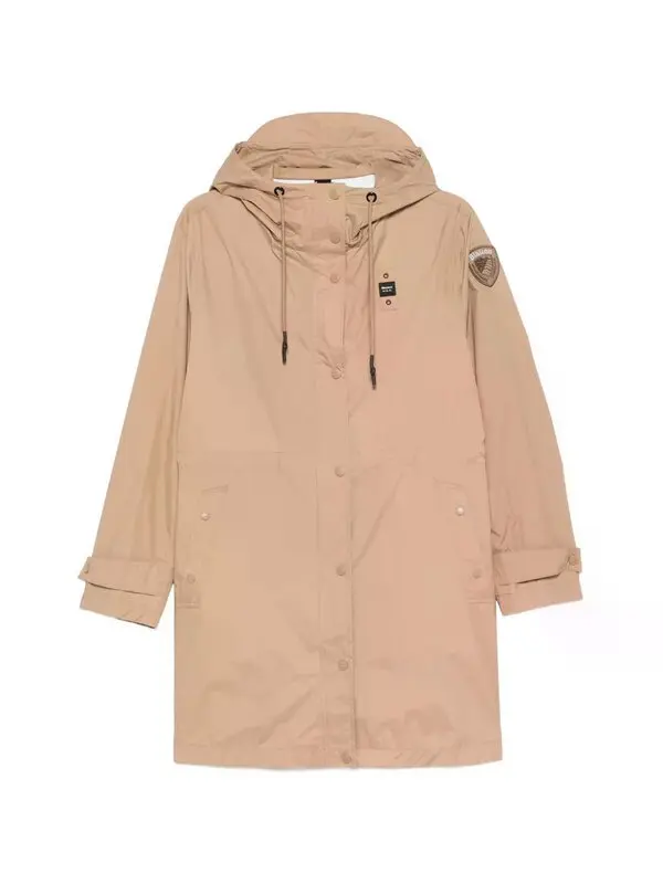 BLAUER. Hooded Parka - Neutrals