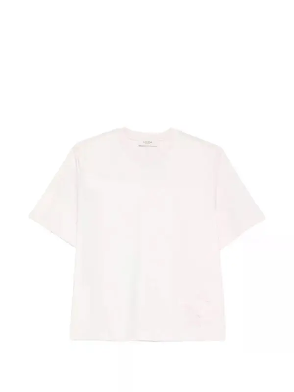 Agnona Embroidered T-shirt - Pink