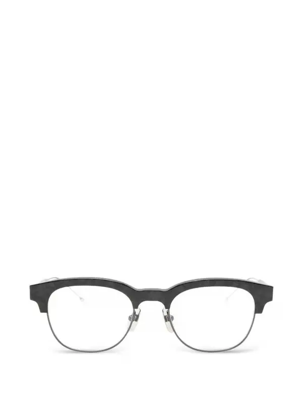 Thom Browne Round Frame Glasses - Black
