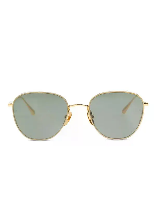 Linda Farrow Hardy Sunglasses - Gold