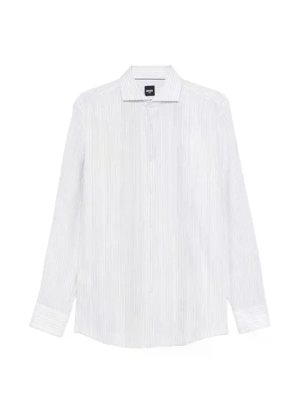 BOSS H-hank Striped Shirt - Neutrals