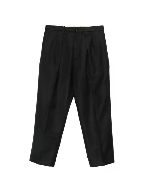 NINE:INTHE:MORNING Kai Pleated Trousers - Black