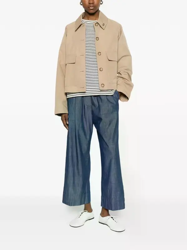 OTTOD'AME Patch-pocket Buttoned Jacket