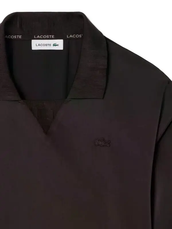 Lacoste Pleated Mini Dress - Brown