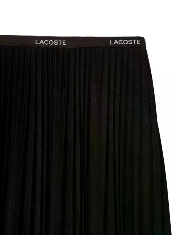 Lacoste Pleated Maxi Skirt - Black