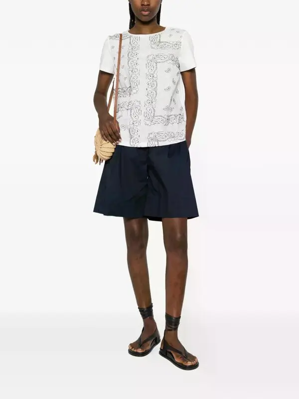 MY MYTHS Pleated Bermuda Shorts
