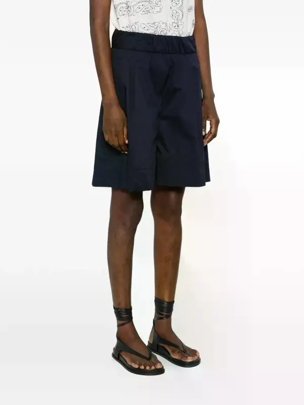 MY MYTHS Pleated Bermuda Shorts