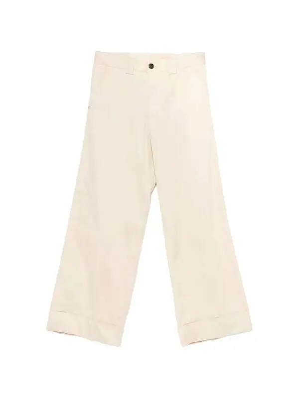WHITE SAND Wide-leg Trousers - Neutrals