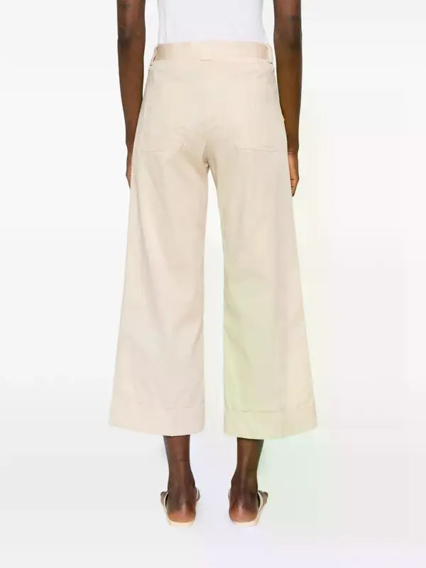 WHITE SAND Wide-leg Trousers - Neutrals