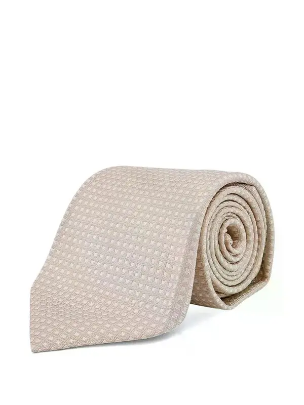 TOM FORD Patterned Tie - Neutrals