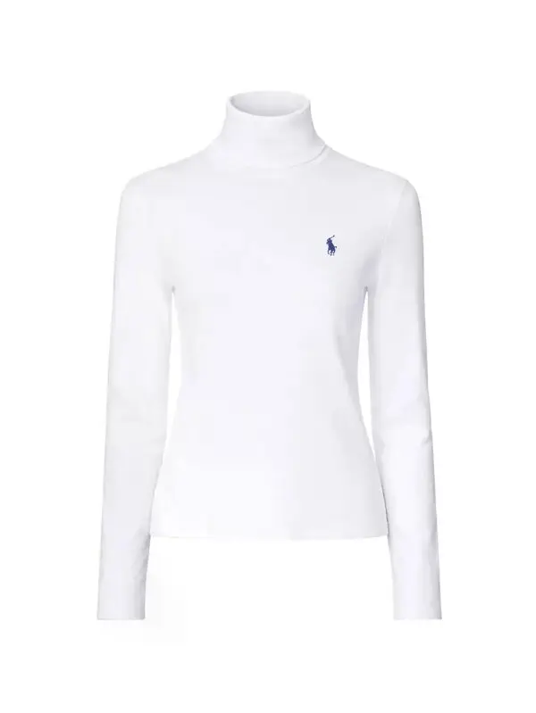 Polo Ralph Lauren Roll-neck Long-sleeve T-shirt - White