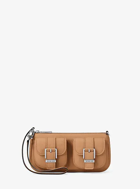 Michael Kors Zoe Small Nubuck Convertible Pochette - Brown