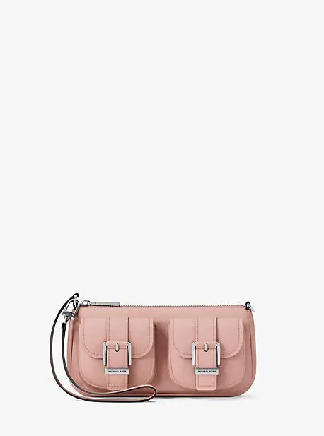 Michael Kors Zoe Small Nubuck Convertible Pochette - Pink