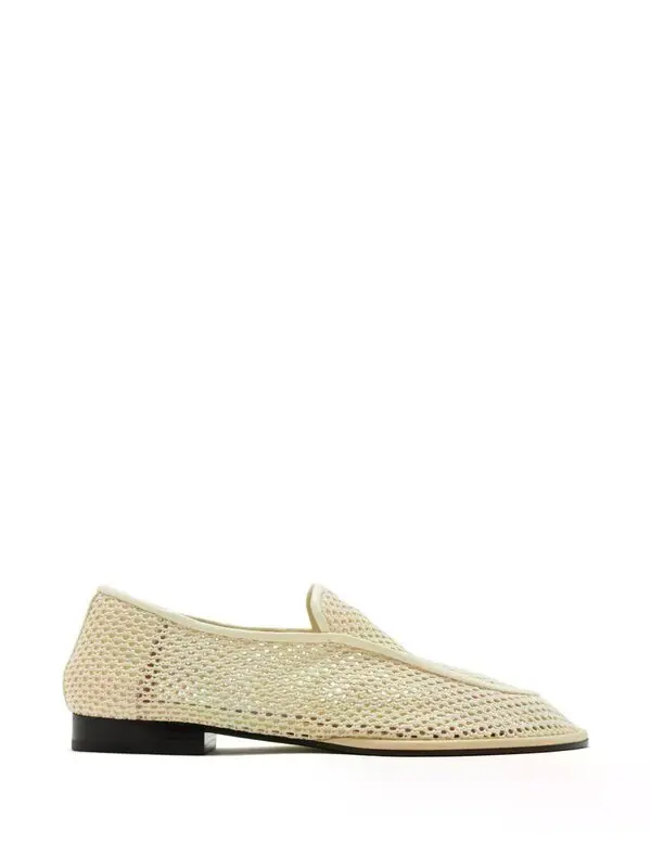 NEOUS Mesh Loafers - White