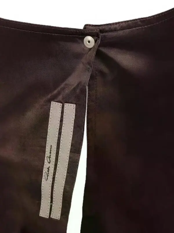Rick Owens Long-sleeved V-neck Jumpsuit