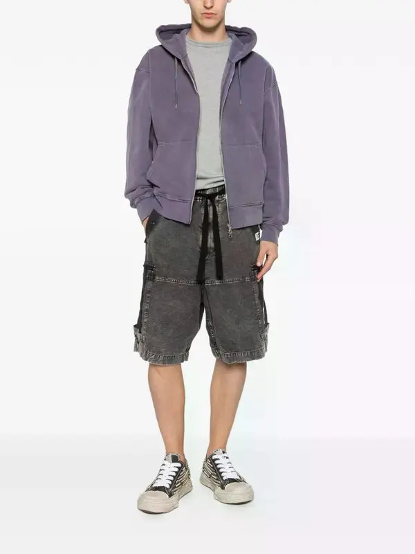Mihara Yasuhiro Logo-detail Cargo Shorts - Black