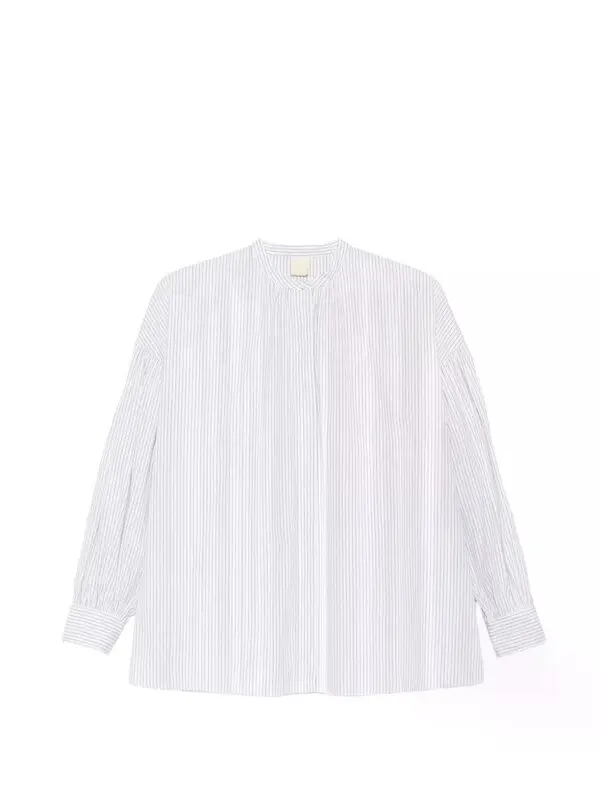 Aspesi Buttoned Striped Shirt - White