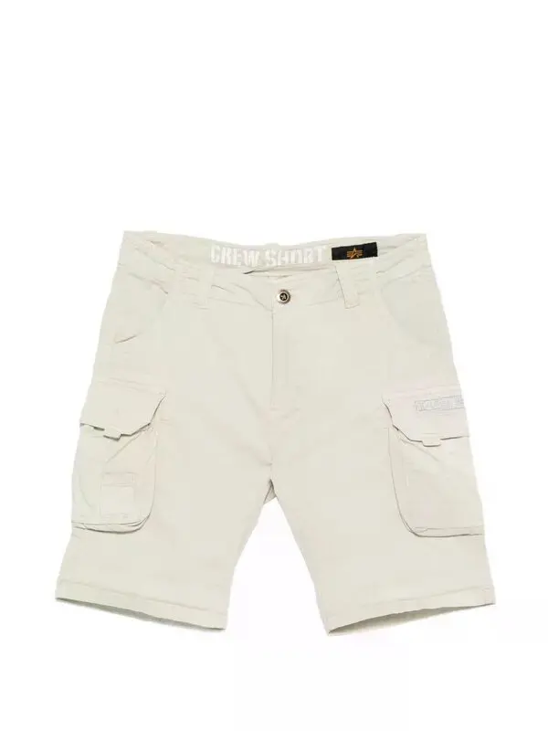 Alpha Industries Belt-loop Pocket Shorts - Grey