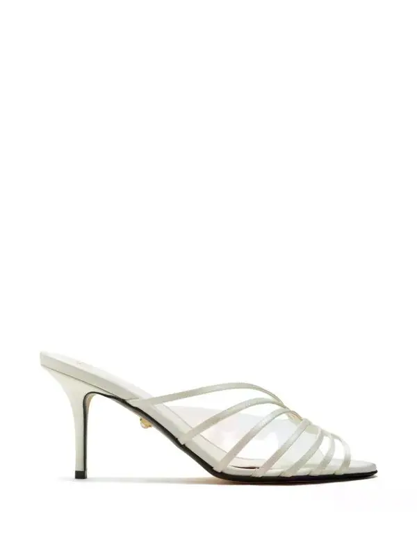 ALEVI MILANO 75mm Diletta Mules - White