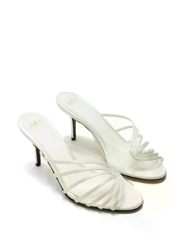 ALEVI MILANO 75mm Diletta Mules - White