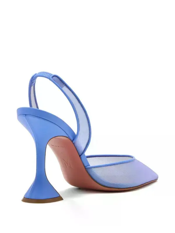 Amina Muaddi 95mm Holli Heeled Pumps