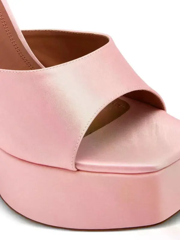 Amina Muaddi 140mm Dalida Heeled Sandals - Pink