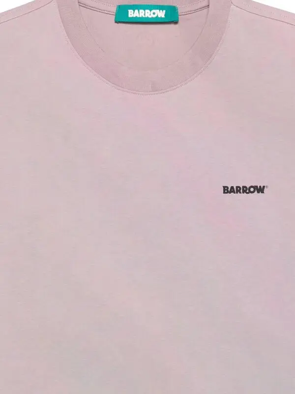BARROW Crew Neck T-shirt - Pink