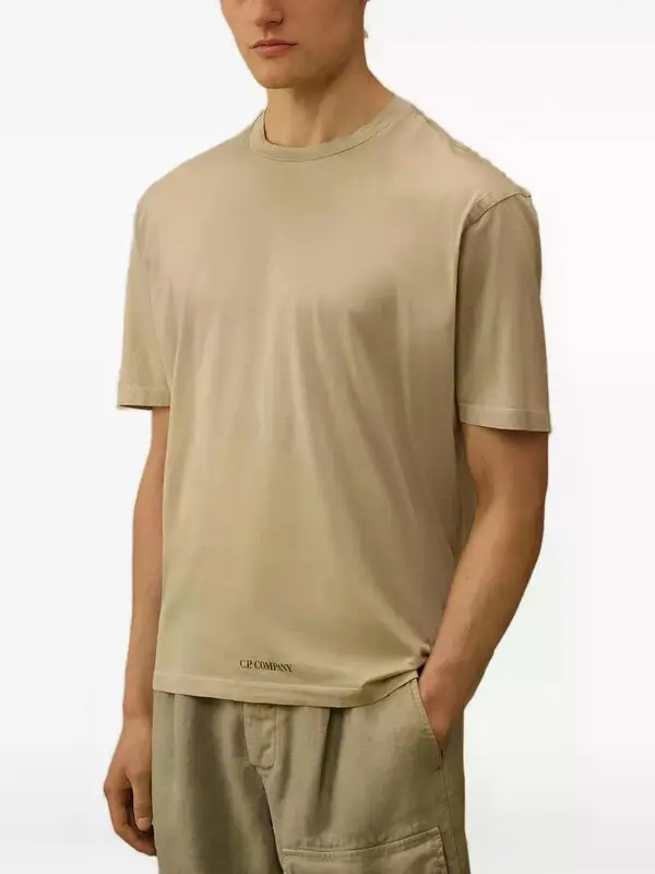 C.P. COMPANY No Gravity Jersey Short Sleeve T-shirt - Grey