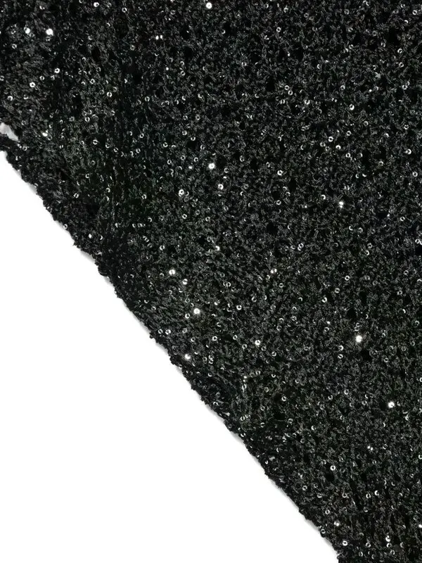 SIMONA CORSELLINI Embellished Fringed Scarf