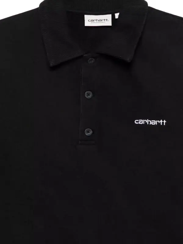 Carhartt Work In Progress Brenta Logo-embroidered Polo Sweater