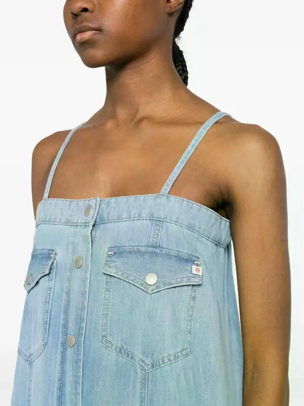 Ag Buttoned Pocket Dress