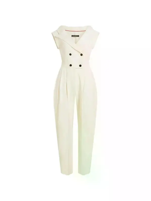 Karl Lagerfeld Tailored Jumpsuit - Neutrals