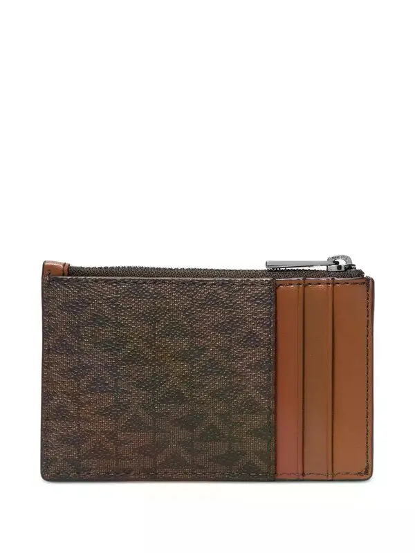 Michael Kors Hudson Zip Cardholder - Brown
