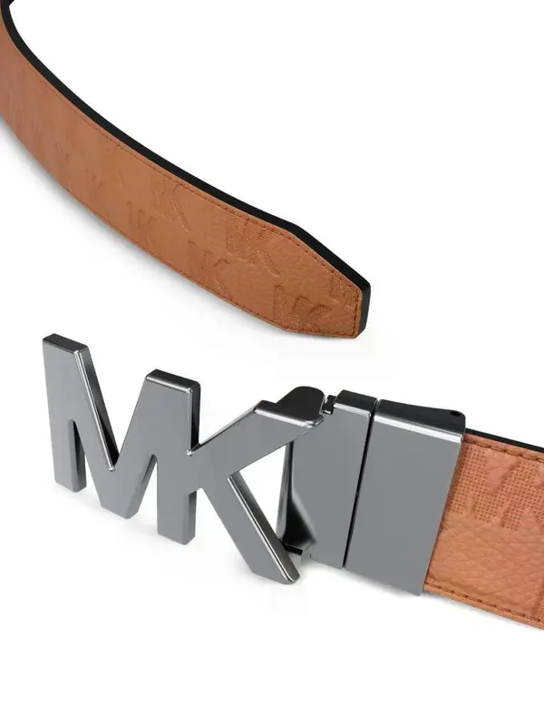 Michael Kors Logo Hardware Belt - Neutrals