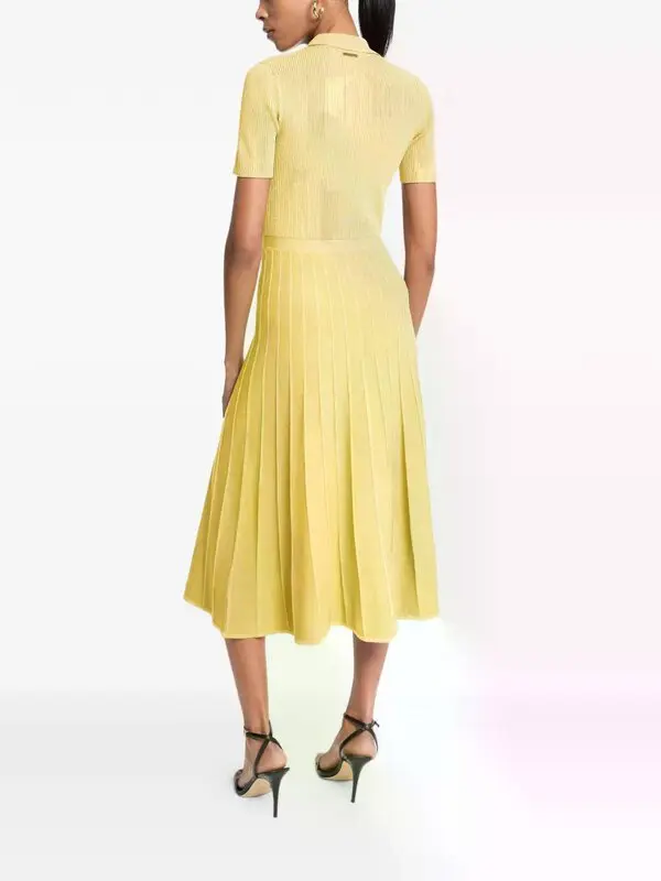 Michael Kors Fit & Flare Polo Midi Dress