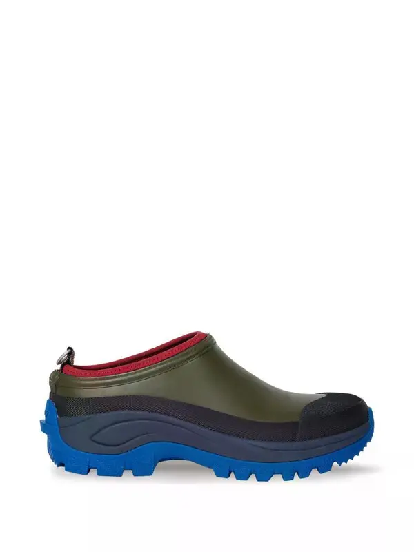 Paul Smith X Barbour Panelled Clogs - Green
