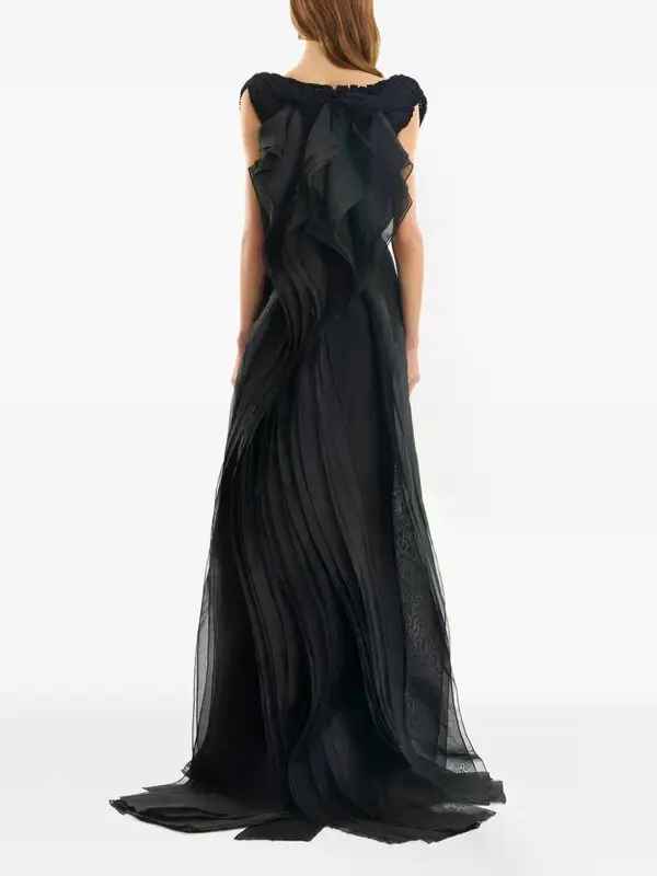 GEMY MAALOUF Embroidered Maxi Dress