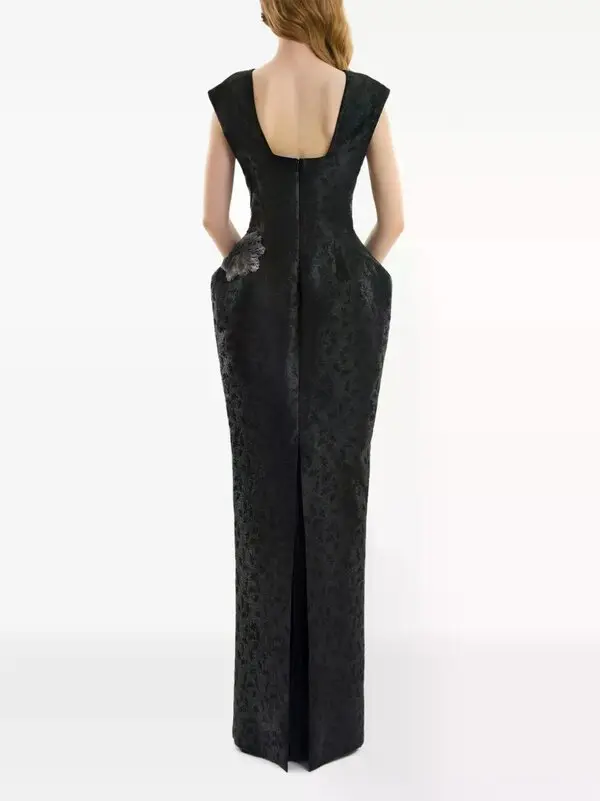 GEMY MAALOUF Jacquard Maxi Dress