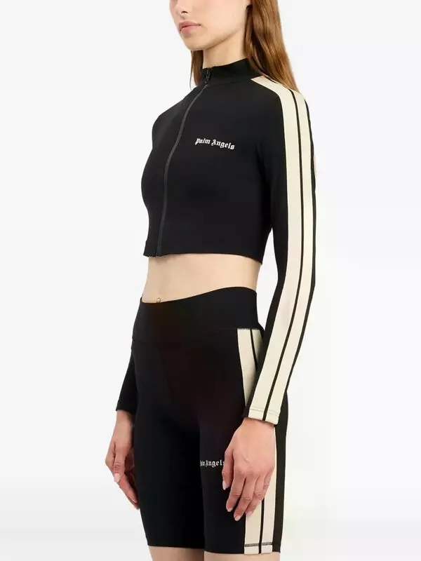 Palm Angels Logo Stripe Sweatshirt