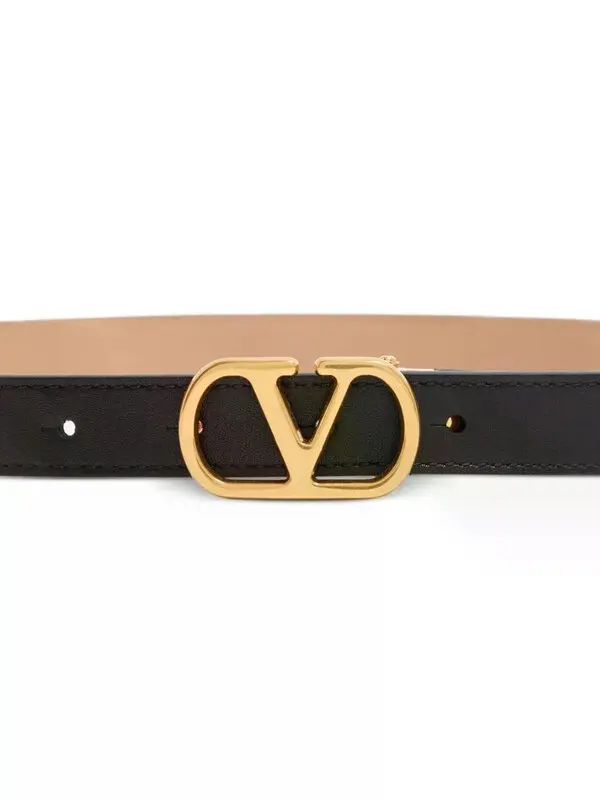 Valentino Garavani Reversible Vlogo Signature Belt - Black