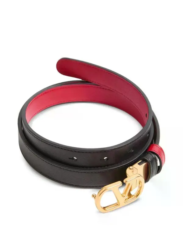 Valentino Garavani Reversible Vlogo Signature Belt - Black